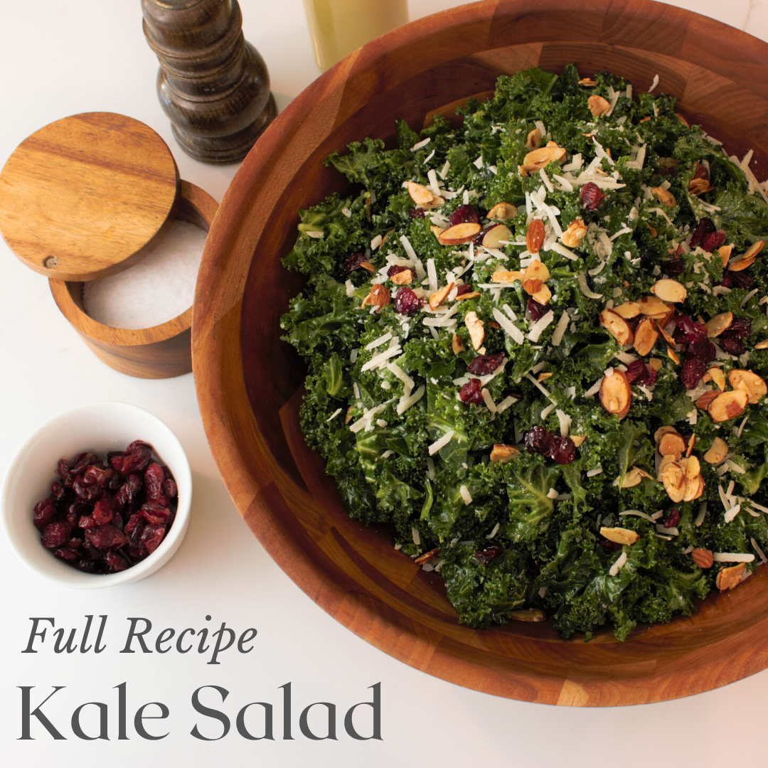 Kale Salad Recipe – Kristen's Pantry